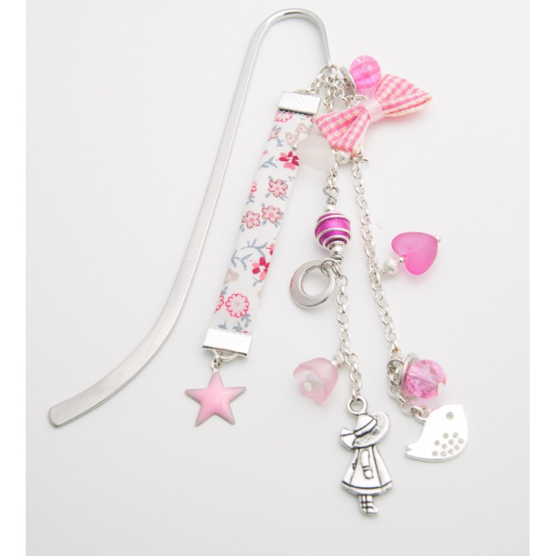 Marque-pages liberty rose - Anne-louise Colrat